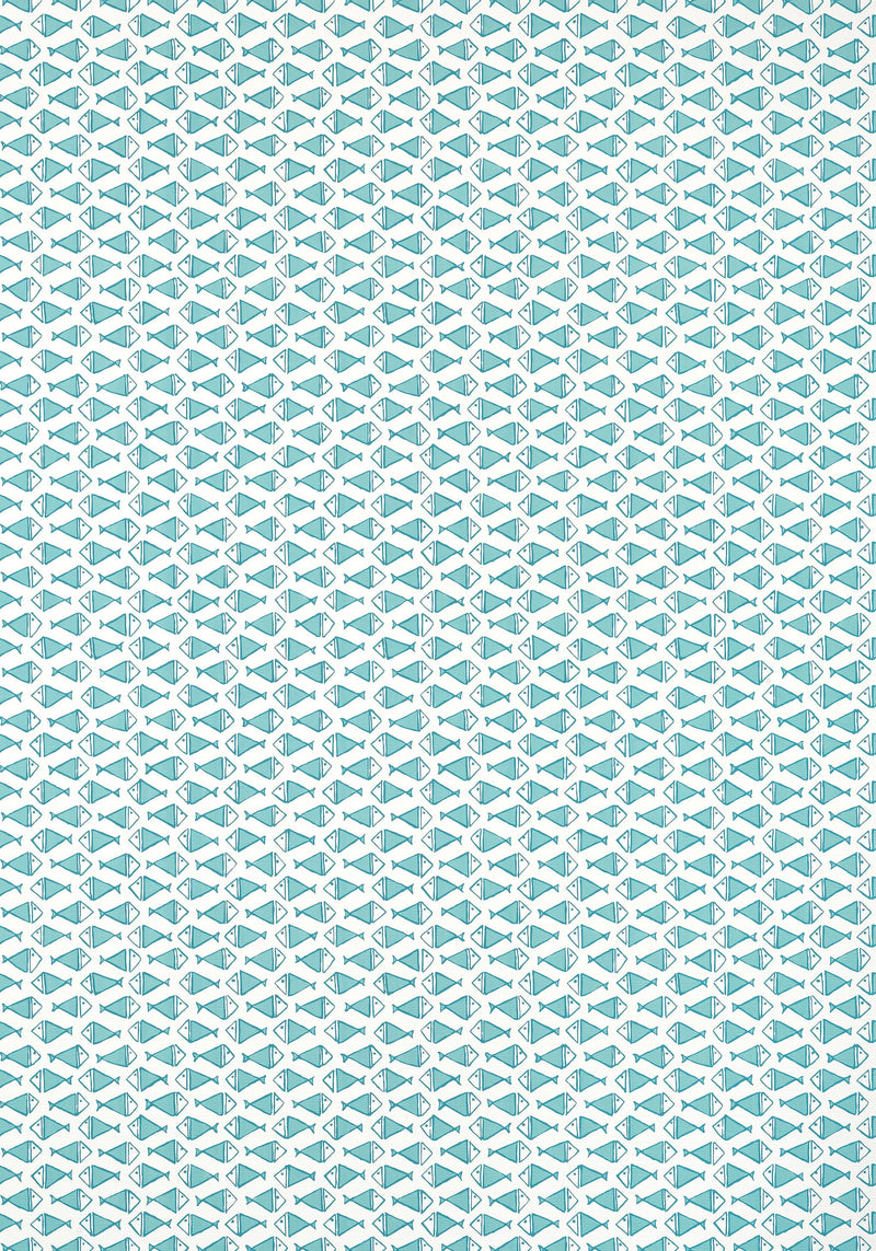 Thibaut Pisces Turquoise Wallpaper – DecoratorsBest