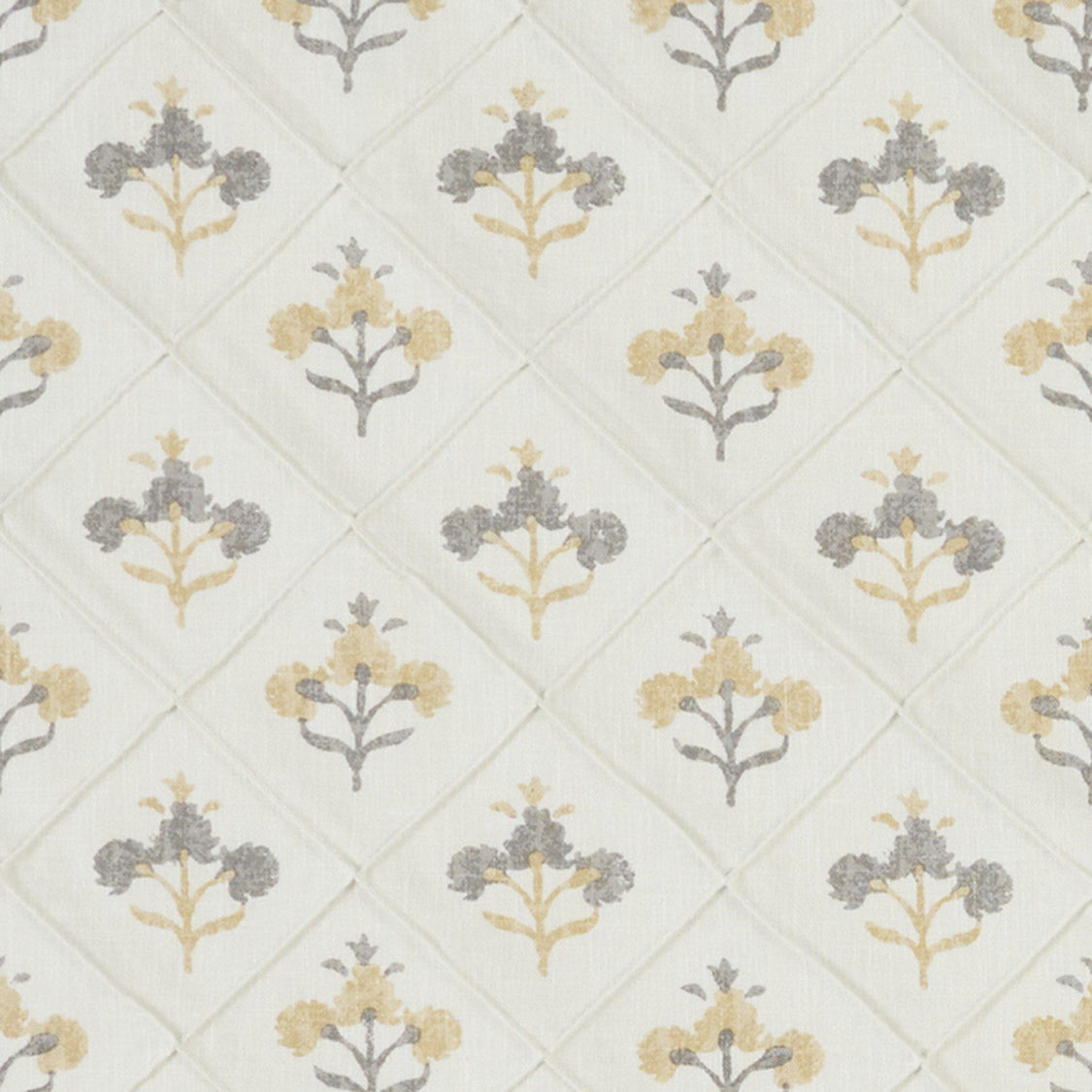 Jf Fabrics Rosellen Yellow/Grey/White (17) Fabric – DecoratorsBest