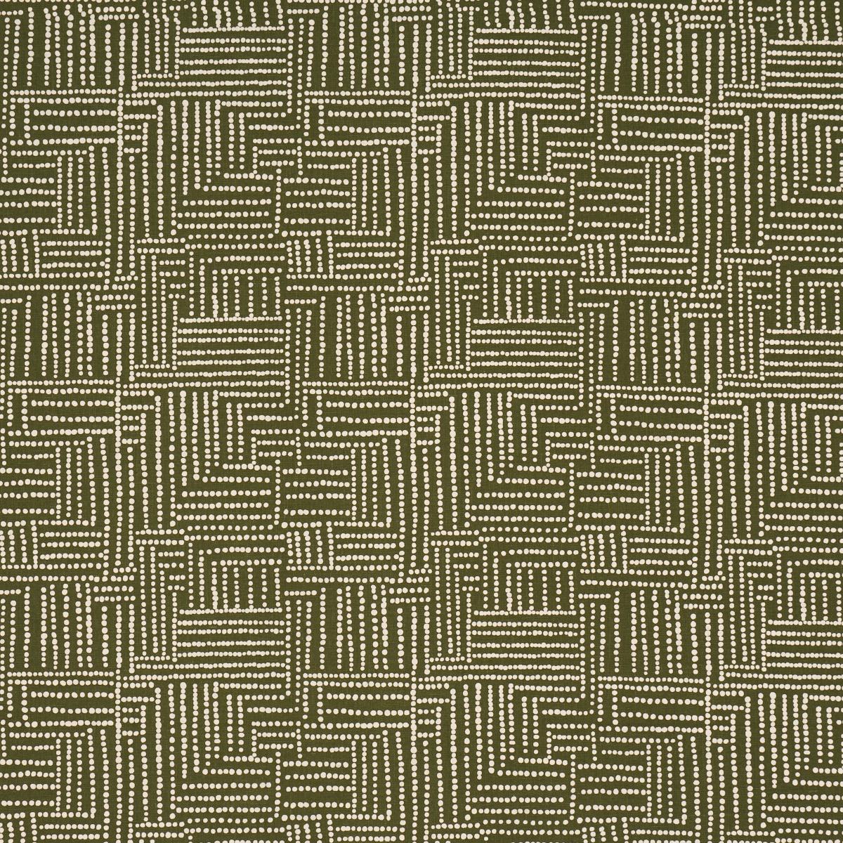 Schumacher Coco Hand Screen Print Palm Tree Green Fabric – DecoratorsBest