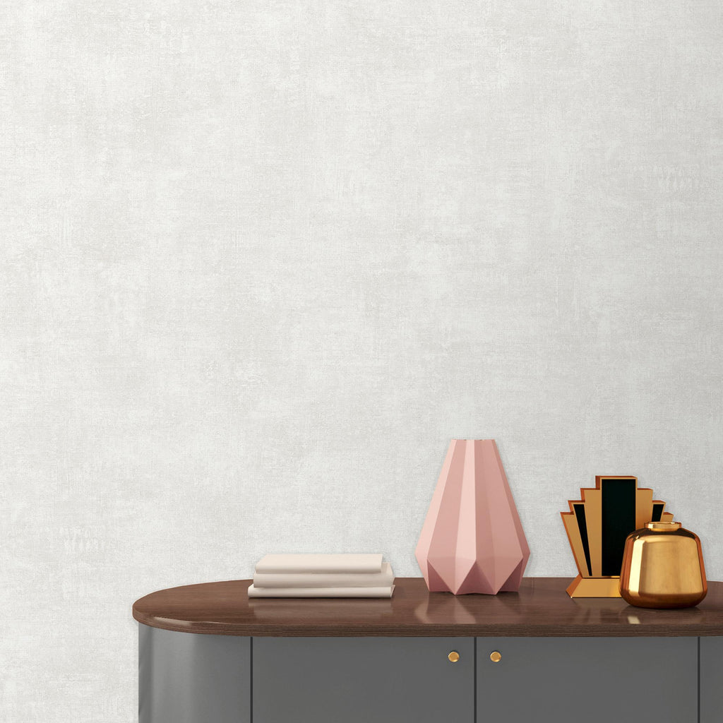 Decoratorsbest Washed Linen Texture Ecru Rustic Cream Wallpaper ...