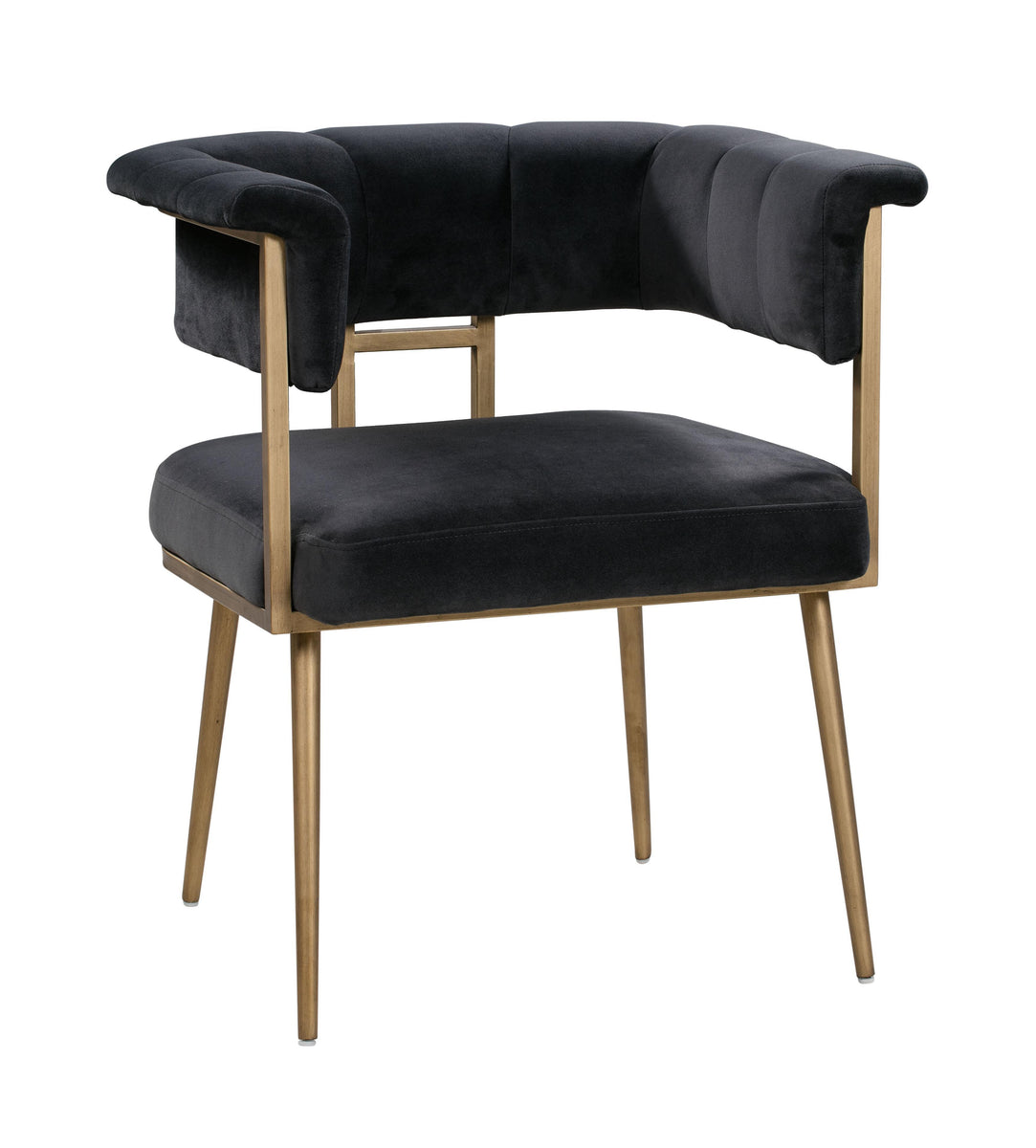 Tov Astrid Grey Velvet Chair – DecoratorsBest