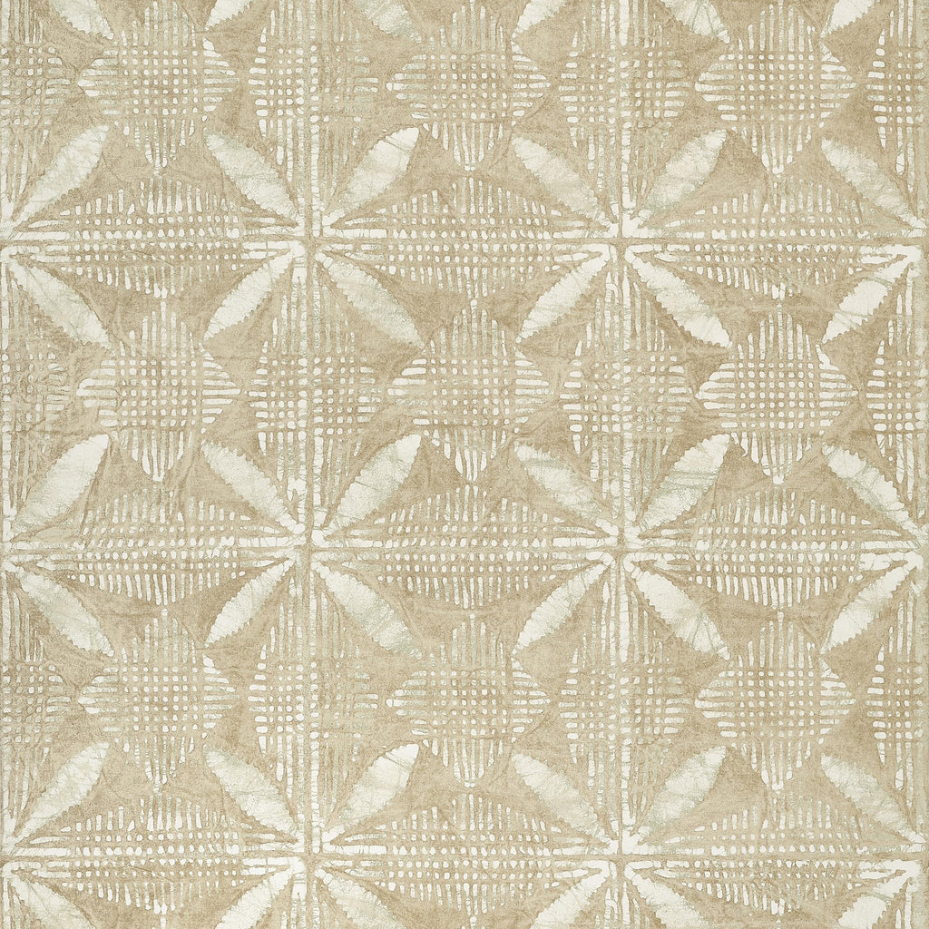 Thibaut Tortuga Batik Beige Wallpaper – DecoratorsBest