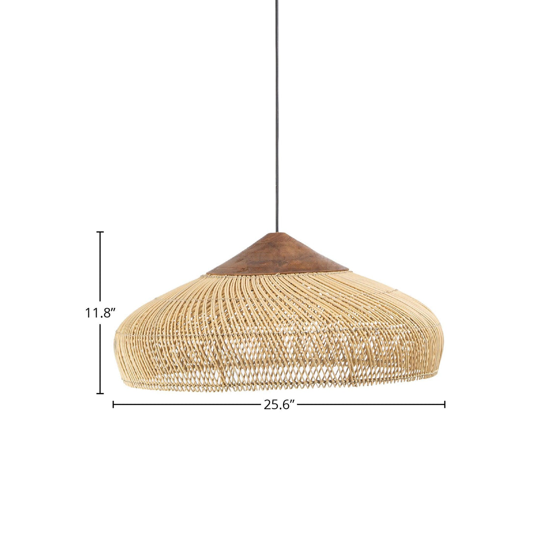 Lh Home D-Bodhi Banjo Pendant Large - Natural – DecoratorsBest