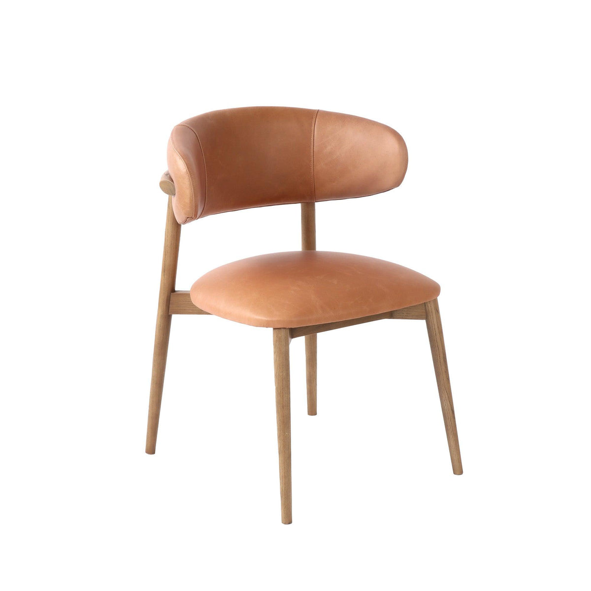 Lh Home Milo Dining Chair - Hazelnut – DecoratorsBest