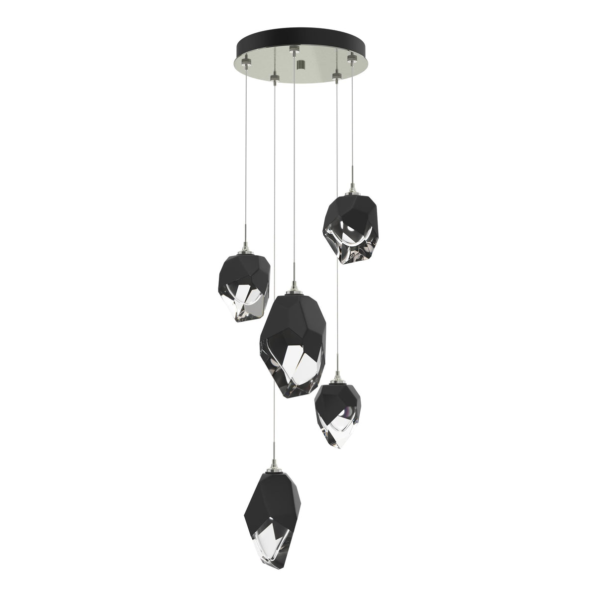 Hubbardton Forge 2023 Sterling Black Crystal (Bp) Standard Chrysalis 5 ...