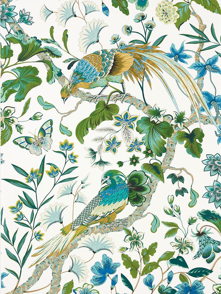 Scalamandre Botany Bay - Wallcovering Forest Wallpaper – DecoratorsBest