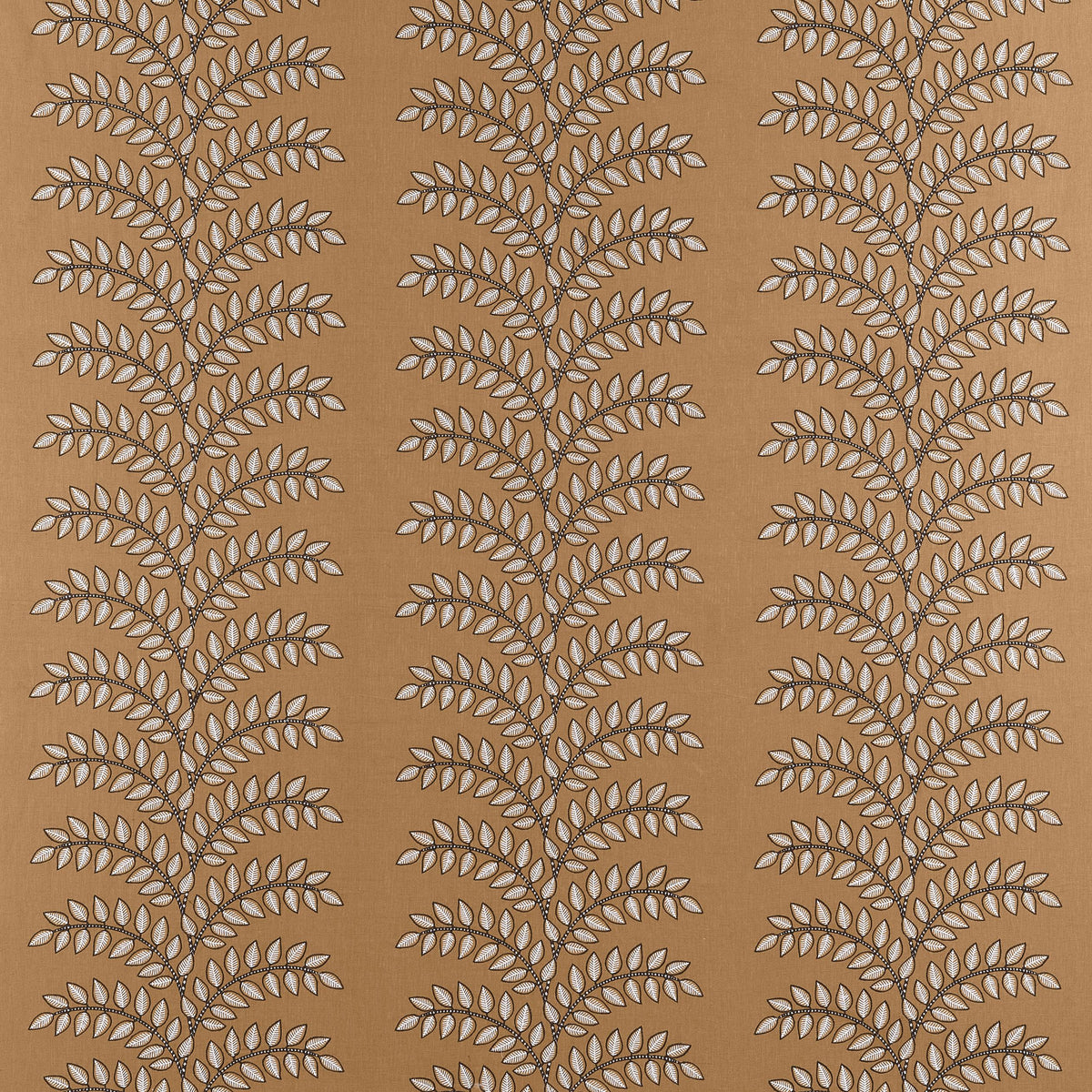 Anna French Frondescence Embroidery Copper Fabric – DecoratorsBest