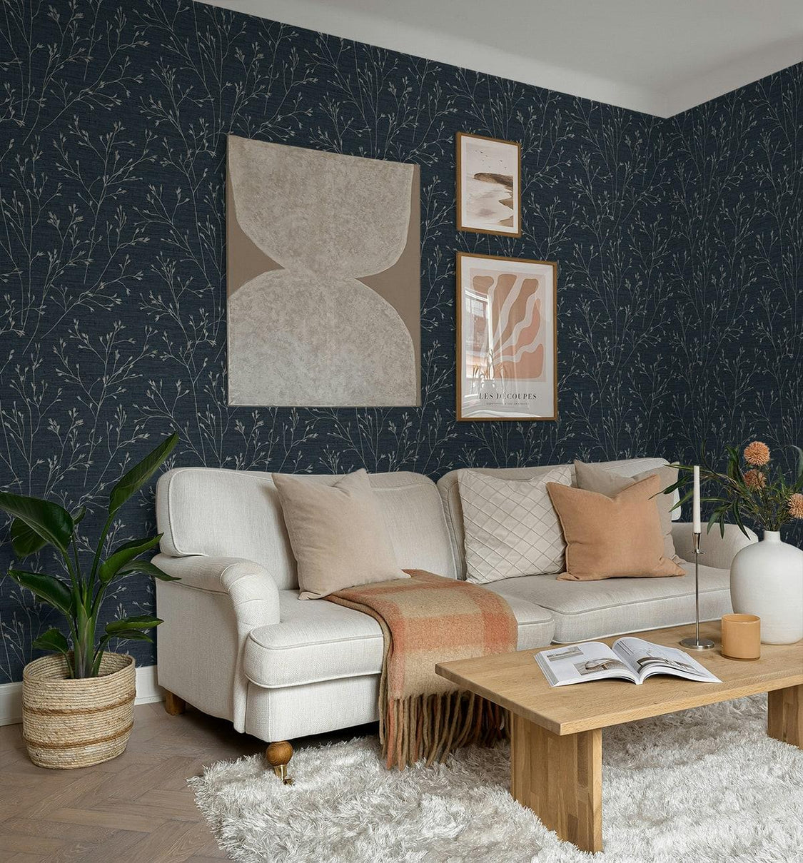 Seabrook Withington Branch Ocean Deep Wallpaper – DecoratorsBest