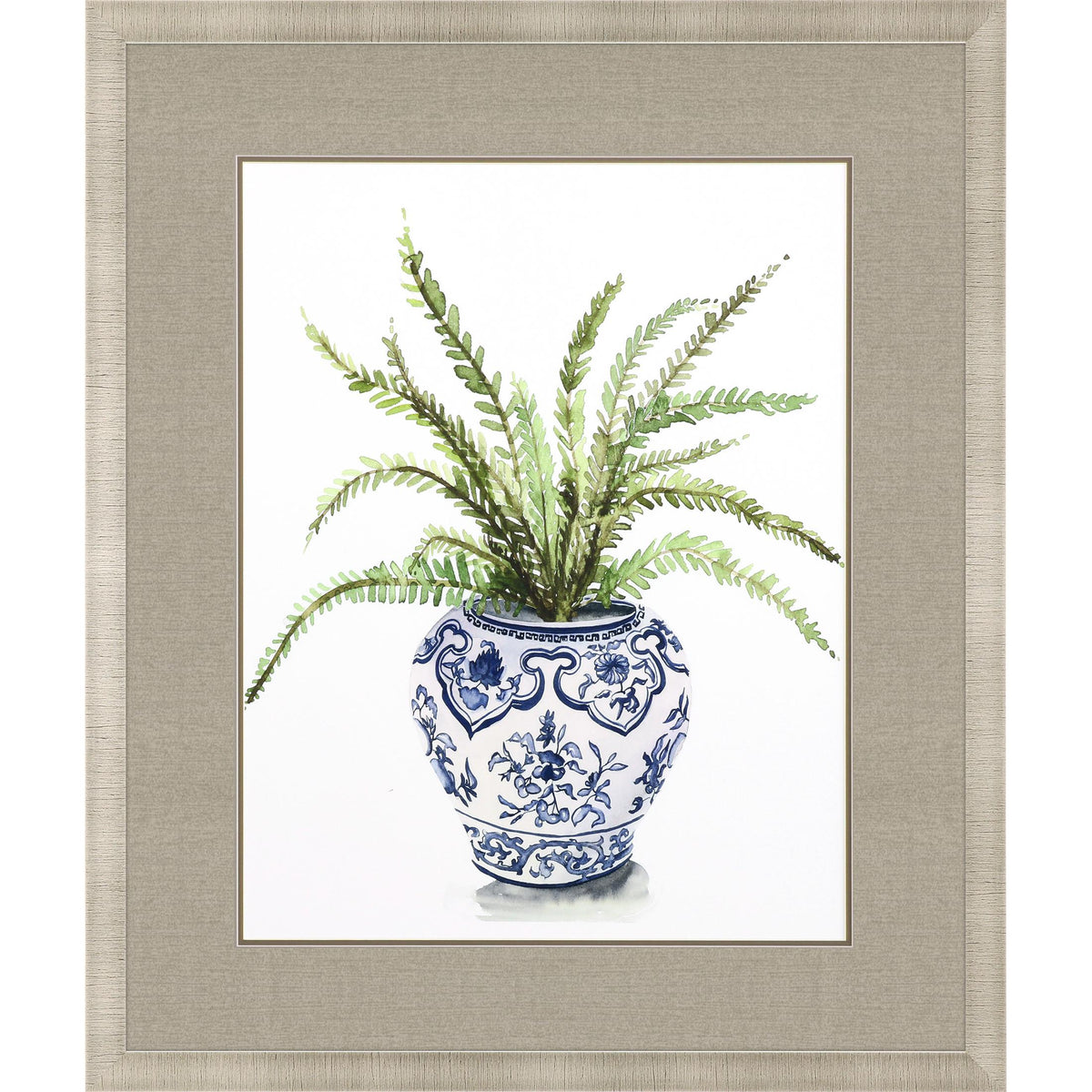 Paragon Fern House I Blue 42 X 35 X 2 Wall Art – DecoratorsBest