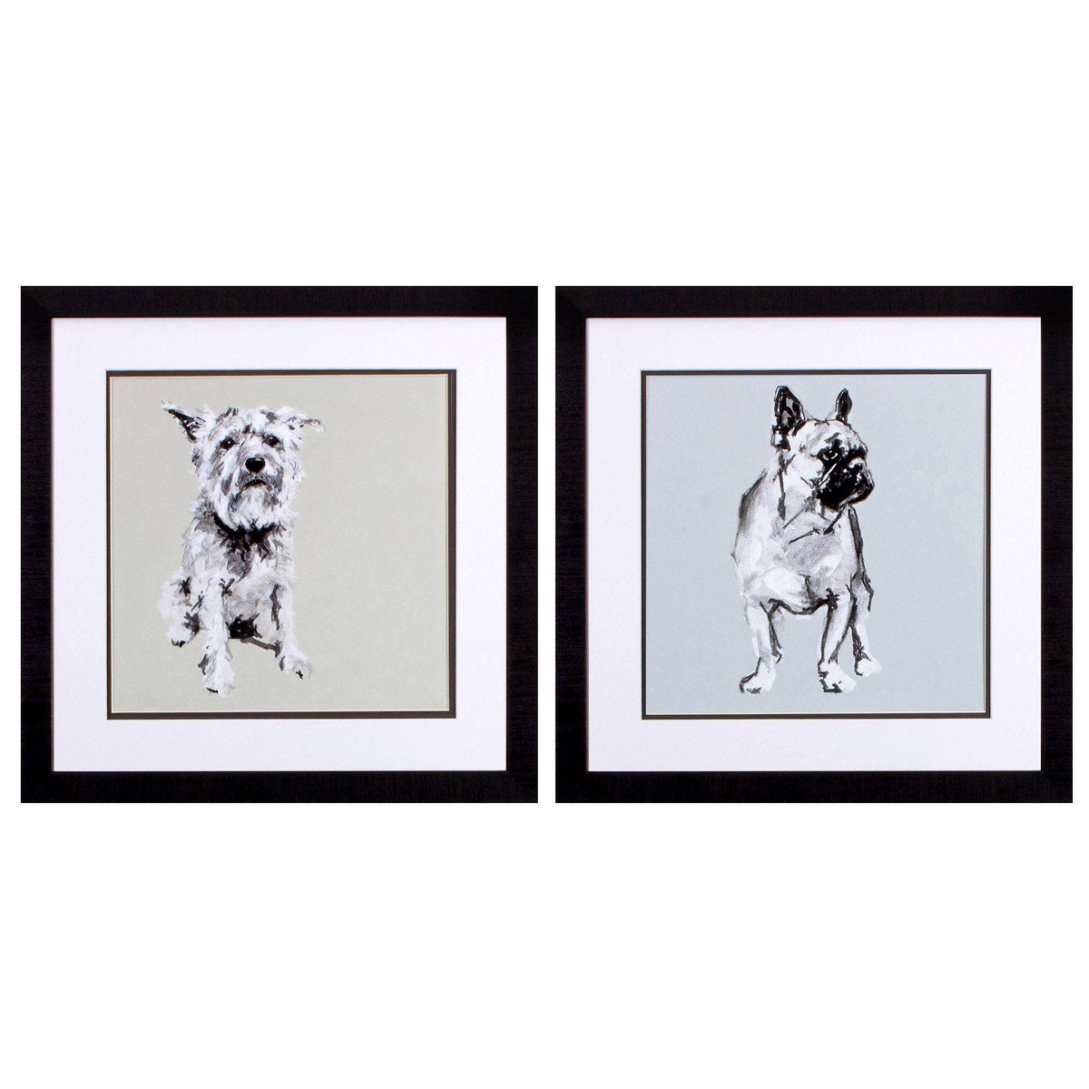 Paragon Modern Dog A S/2 Green 18 X 18 X 2 Wall Art – DecoratorsBest