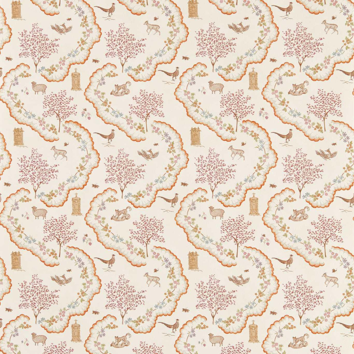 Sanderson Wildflower Meadow Maple Wallpaper – DecoratorsBest