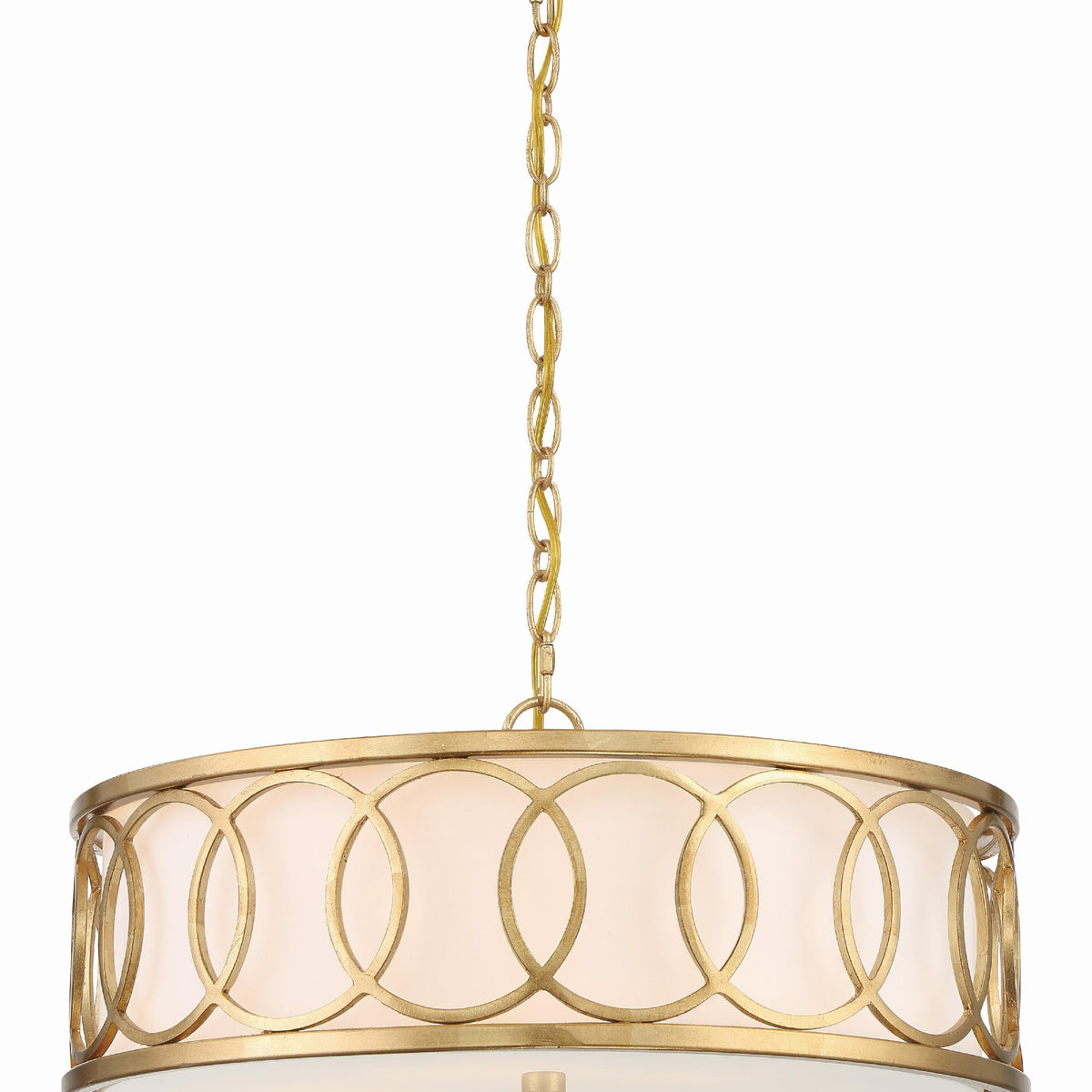 Crystorama Libby Langdon Graham 6 Light Antique Gold Chandelier ...