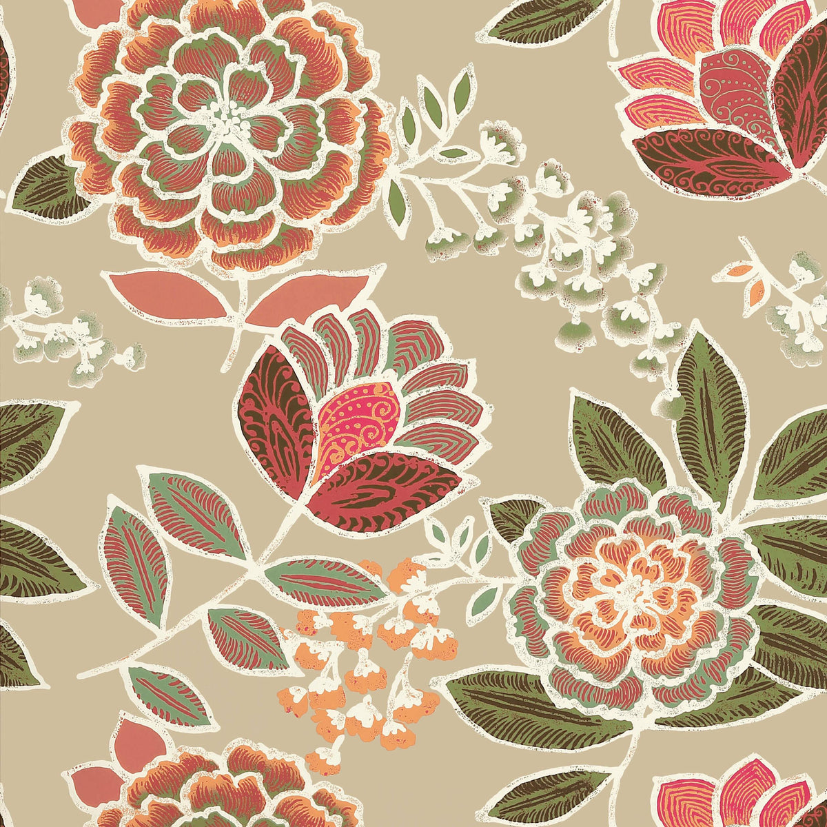 Thibaut Sulu Beige Wallpaper – DecoratorsBest
