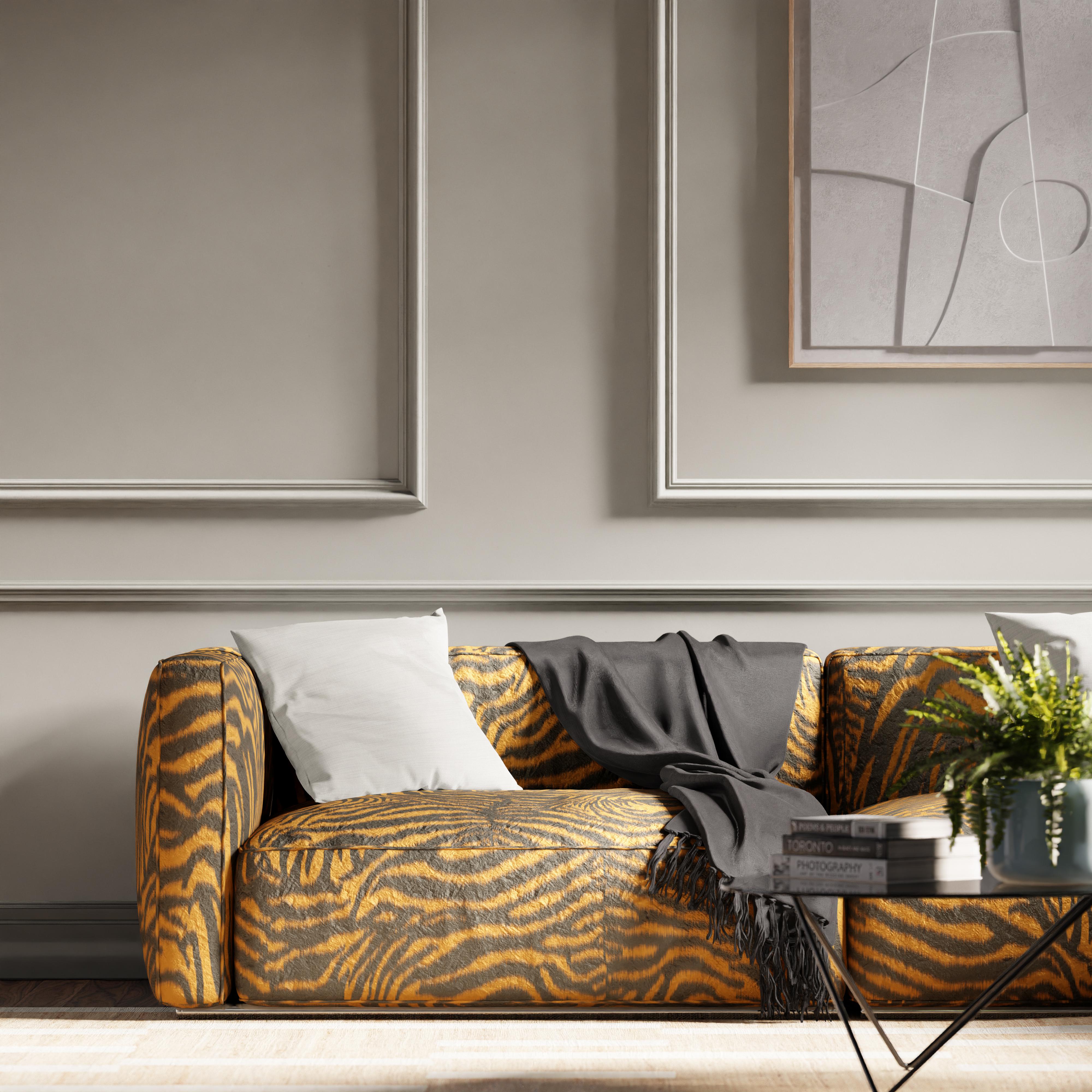 Harlequin Equidae Onyx/Amber Light Fabric – DecoratorsBest