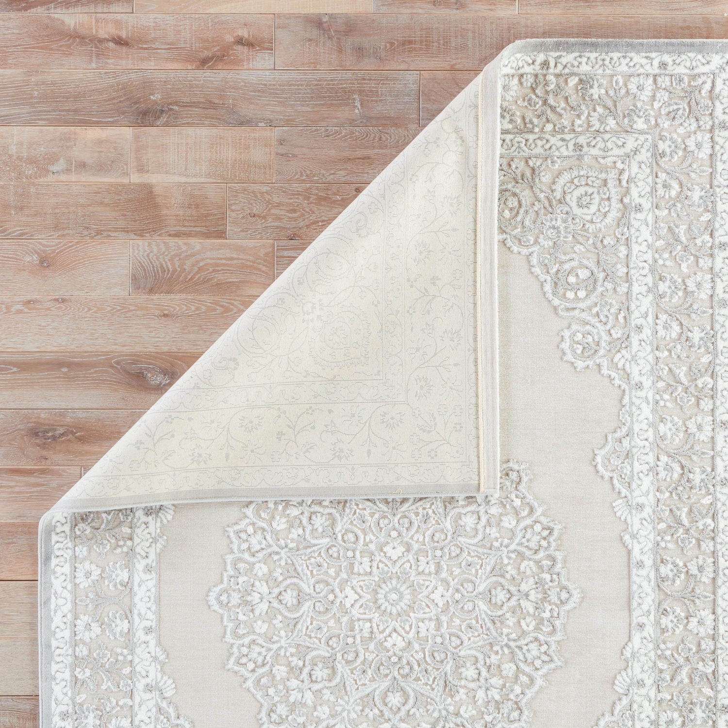 Jaipur Living Fables Malo Border Gray / White 9'6" X 13'6" Rug ...