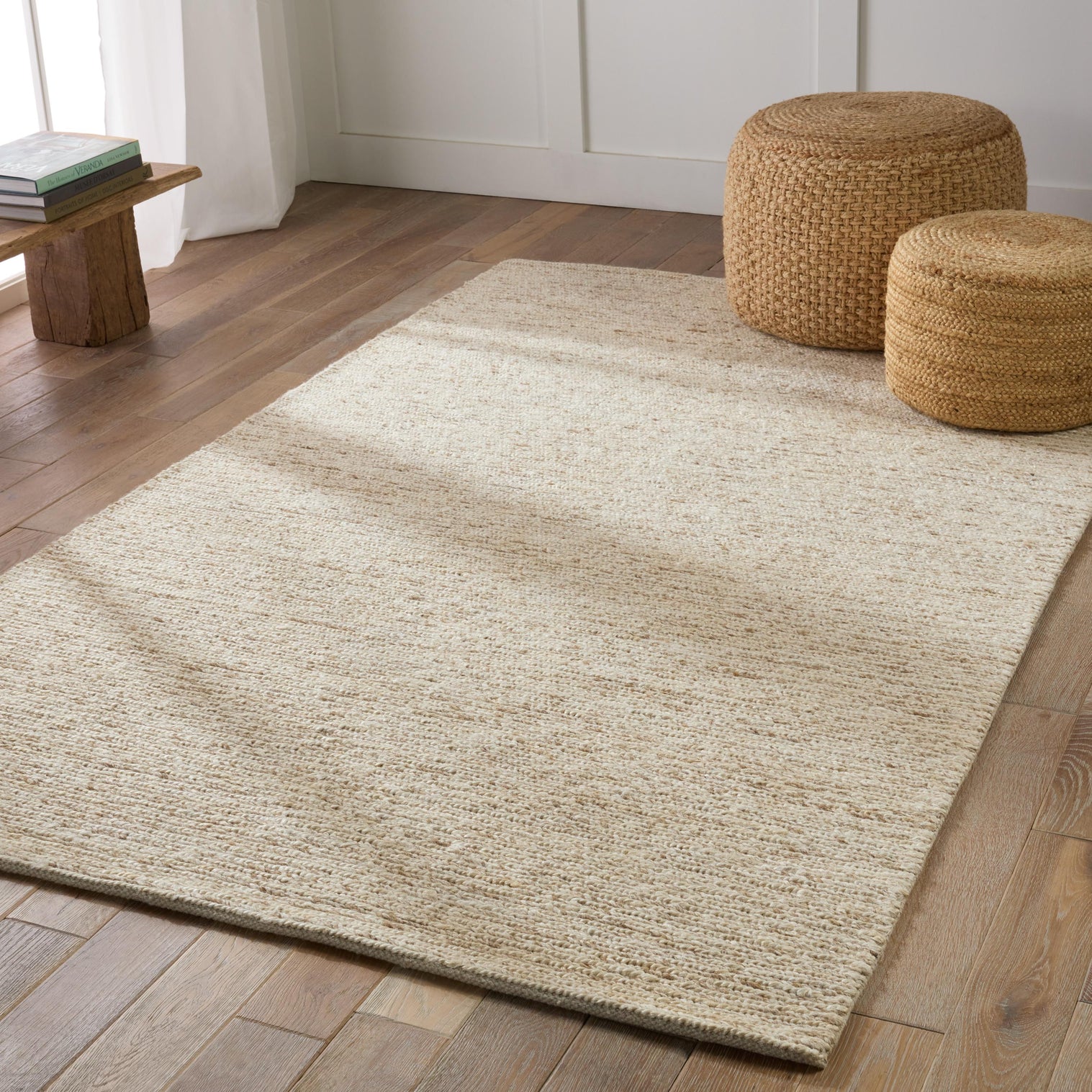 Jaipur Living Sorrel Merrow Solid Beige / Cream 10' X 14' Rug ...